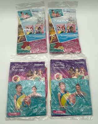 Disney Princess Swim Set 2 Packs Arm Floats and 2 Ball’s New 4 piece ...