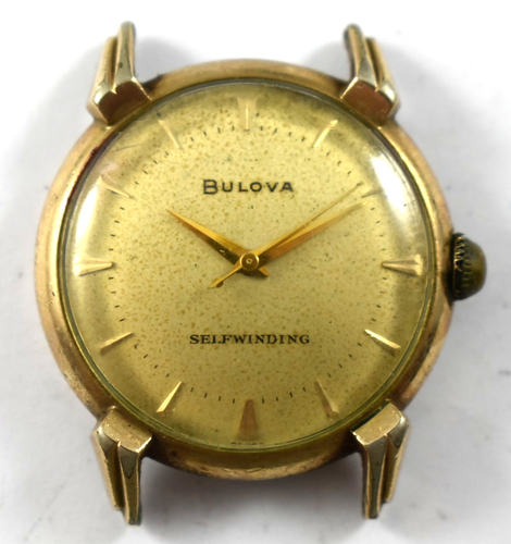 Vintage 1953 L3 Bulova Selfwinding 10KGF 34.20mm Case Wrist Watch Runs ...
