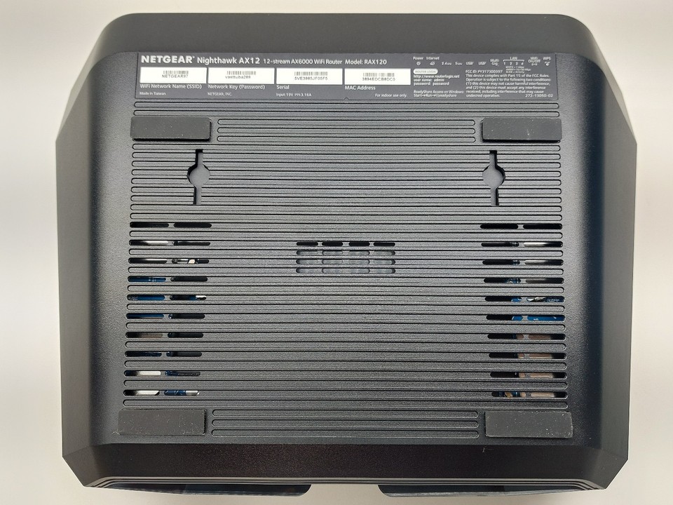 Netgear Nighthawk AX12 AX6000 12-Stream AX WiFi Router RAX120 ...