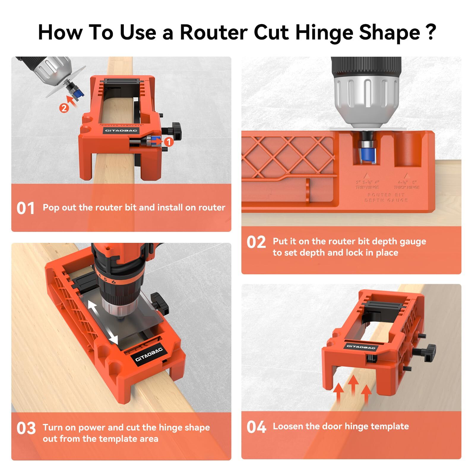 Door Hinge Jig Door Hinge Router Template Door Hinge Mortiser Hinge ...