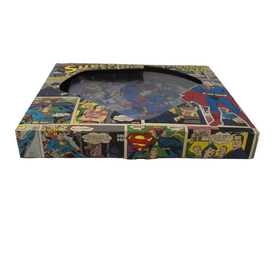 VTG NIP Superman Classic Pin Ball Game Pin Ball Board Schylling Toys ...