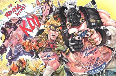 JOSH PETERSDORF +1 signed OVERWATCH 11X17 Photo Autograph JSA COA Cert ...