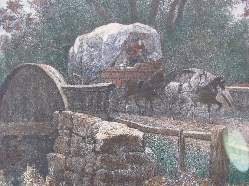 A. F. Bellows "The old Mill" framed print, etching?, nice, vintage | eBay