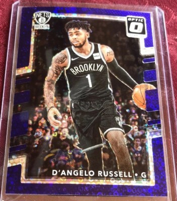 D’Angelo Russell 2017-18 Donruss Optic Purple Refractor #d / 155 ...