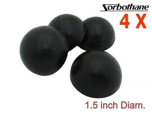 Sorbothane Hemispheres 2" inch Domes Isolation Bumpers Mount 70 Duro ...