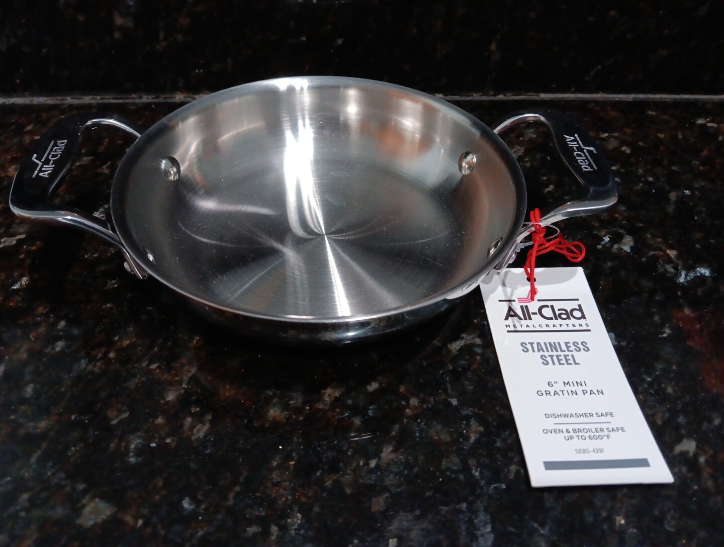 All Clad Stainless Steel 6” Mini Gratin Pan w/Handles New With Tags ...