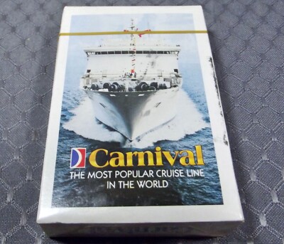 Carnival The Most Popular Cruise Line Playing Cards Deck Sealed NOS ...