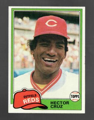 1981 Topps Hector Cruz Cincinnati Reds #52 Excellent | eBay
