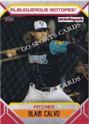 2023 Albuquerque Isotopes Blair Calvo RC Rookie Colorado Rockies Minor ...