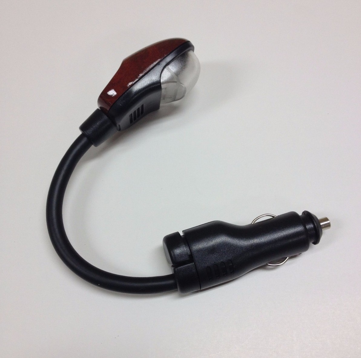 WOOD GRAIN BRIGHT WIDE ANGLE READING AUTO 12-VOLT FLEXIBLE MAP LIGHT RL ...