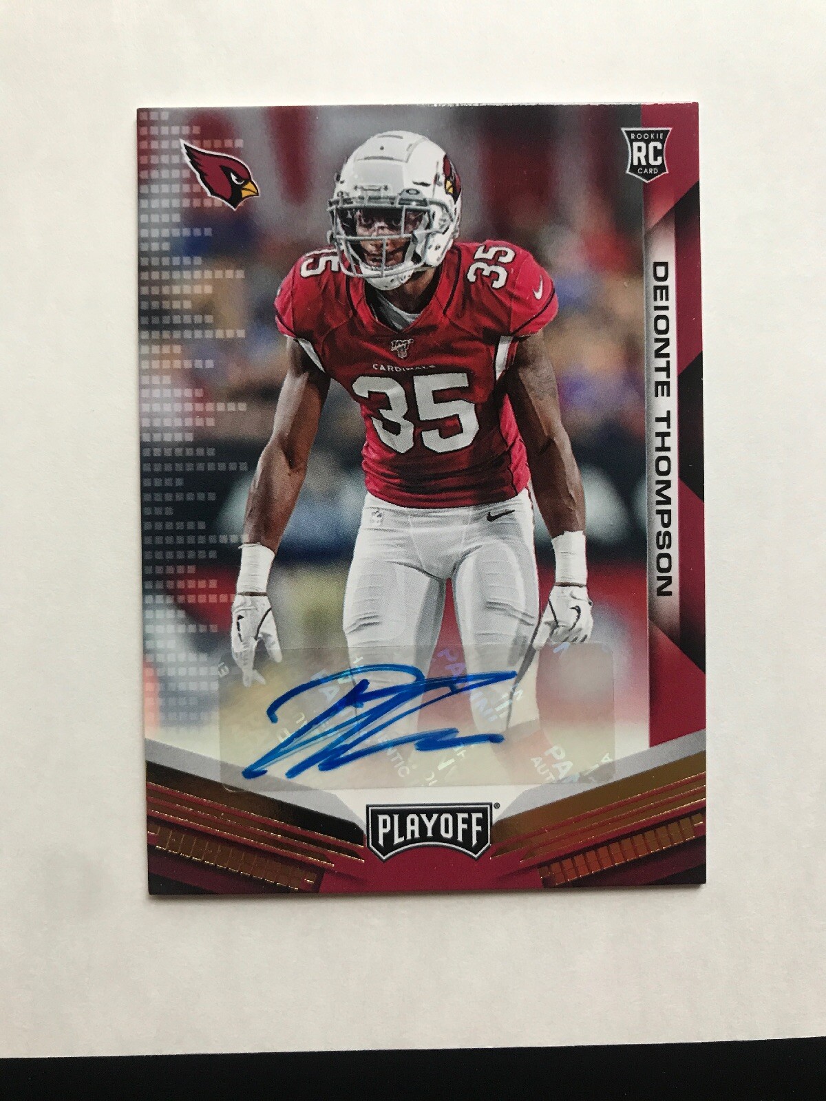 Deionte Thompson Arizona Cardinals 2019 Panini Playoff Rookies #259 ...