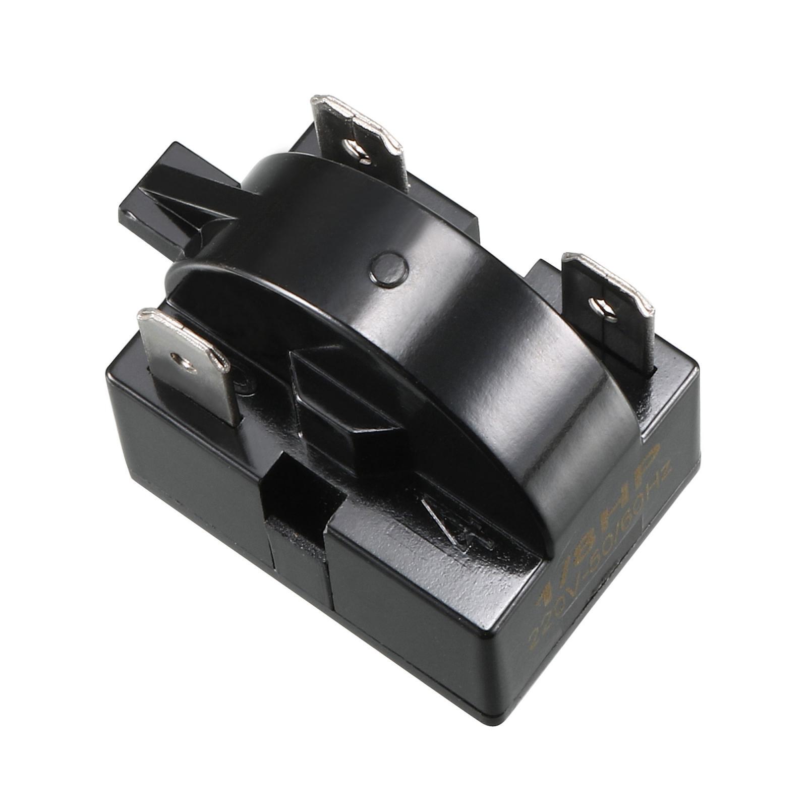 Refrigerator Start Relay 33 Ohm 3 Pin + Compressor Thermal Overload ...