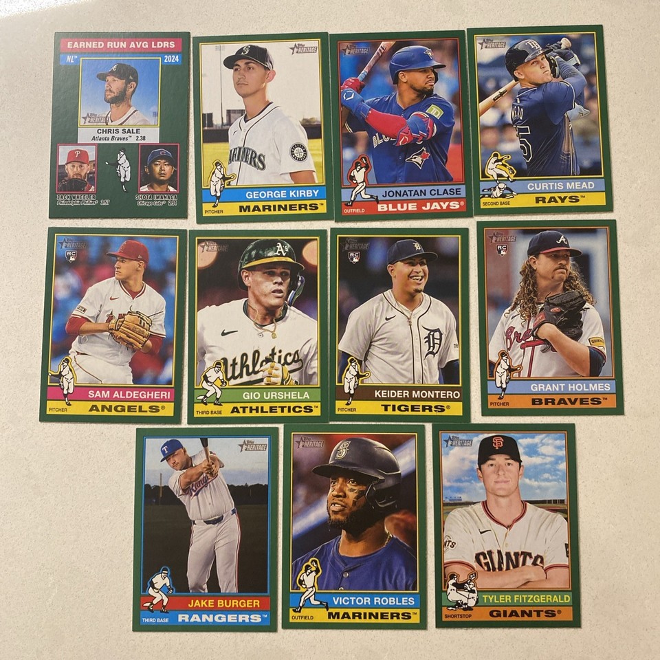 (61 Card Lot) 2025 Topps Heritage SP Lot - Numbered, High #, Borders ...