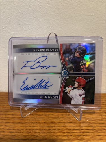 Eli Willits & Travis Bazzana 2025 Bowman Draft Chrome Prospect Dual ...