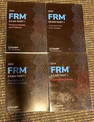 FRM Exam Books - Part I (Financial Risk Management) | eBay
