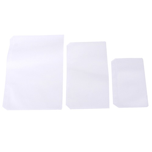5PCS Binder Pockets A5 A6 A7 Binder Folders for Notebook Binder ...