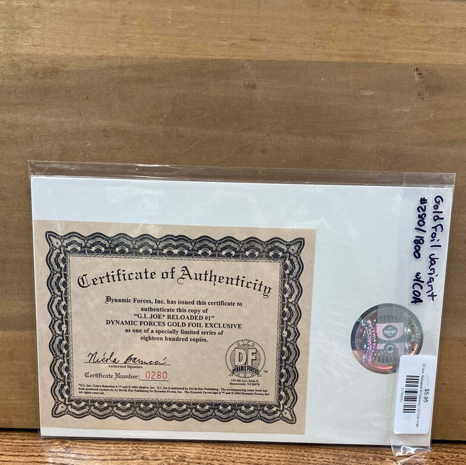 GI Joe: Reloaded #1(Variant) DDP Comics Modern Age | eBay