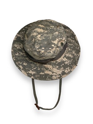 Military Style Boonie Hat Sun Hot Weather Type II Camo Size 7 | eBay