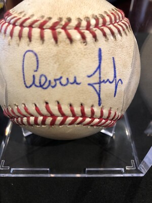 Aaron Judge MLB Game Double Baseball 6/2/2018 Sweet Spot Signed Career ...