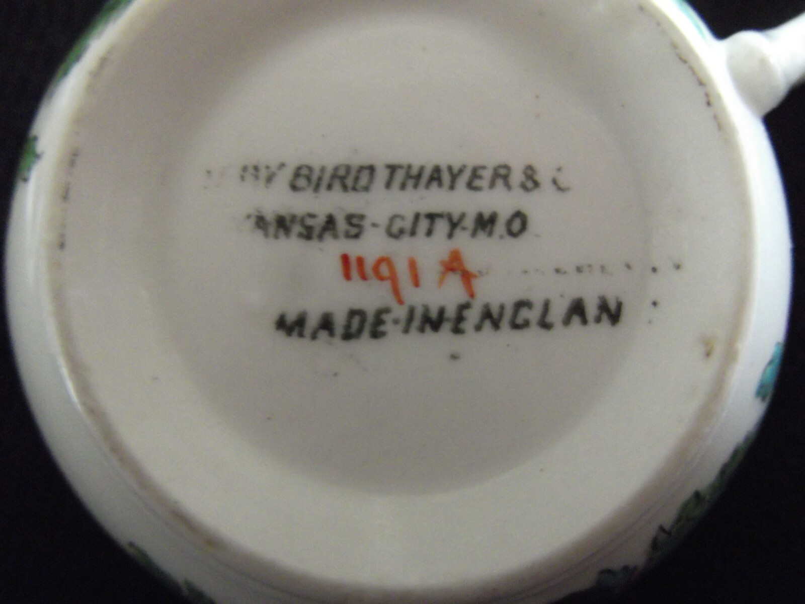 Vintage Emery Bird Thayer Kansas City, MO Made in England, Tea Cup ...