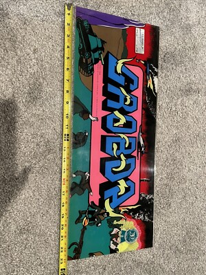 Grobda arcade game marquee plexiglass art topper | eBay