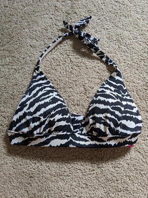 VICTORIA'S SECRET ZEBRA PRINT SIZE S BIKINI TOP REMOVABLE PADDING | eBay