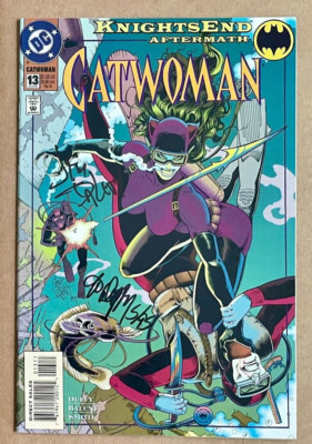 Catwoman 13 Signed Jim Balent Jo Duffy KnightsEnd Aftermath Batman NM ...