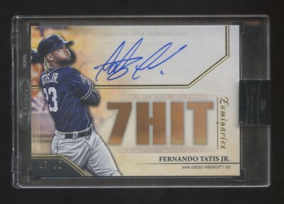 2020 TOPPS LUMINARIES FERNANDO TATIS JR AUTOGRAPH GOLD #ED 07/15 MINT ...