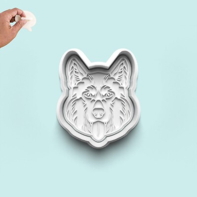 Cute Husky Dog Cookie Fondant Cutter Embosser + Handle | eBay