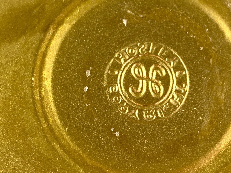 Gold Metal Bucket Tin Pail Decorative Planter with two handle and Grape ...