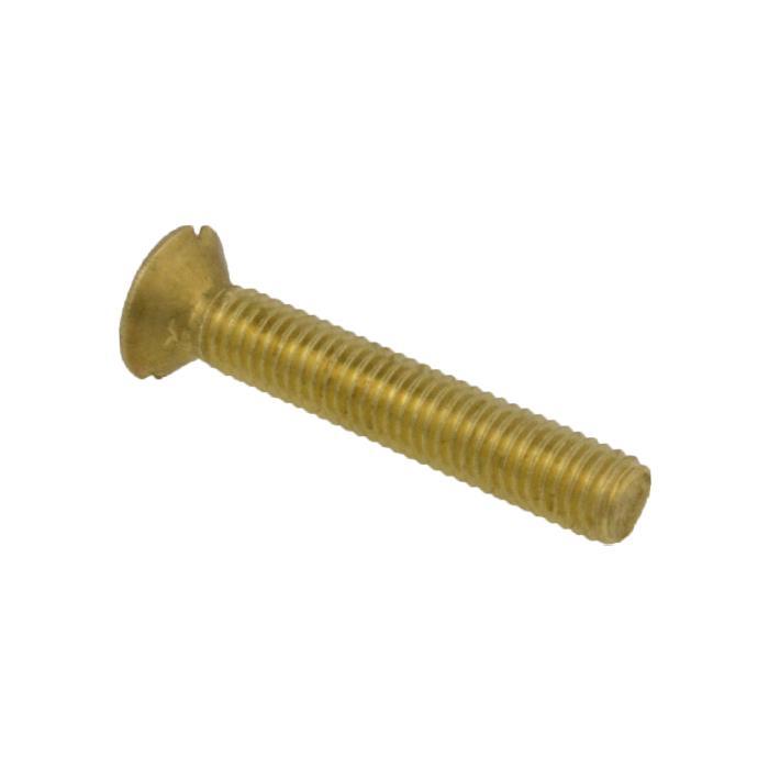 Qty 10 Countersunk Slot 5/16" BSW x 3/4" BRASS Machine Screw Bolt CSK ...