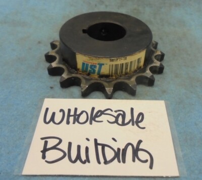 UST H50B17F ROLLER CHAIN SPROCKET 1-1/8" BORE, 3.720" OD, 5/8" PITCH ...