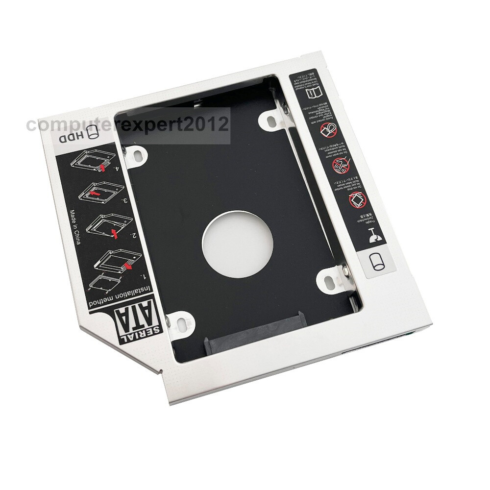 SATA 2nd Hard Drive HDD SSD Caddy Frame For Fujitsu LifeBook T900 T901 ...