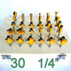30 pc 1/4 Shank Carbide tipped Router Bit Set sct-888 | eBay