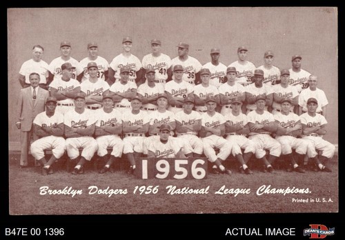 1947 Exhibits 1956 Dodgers Team Only Issued in 1956 4 - VG/EX | eBay