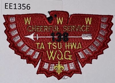 Boy Scout OA 138 Ta Tsu Hwa Lodge Flap Shaped Mini Bird Cheerful ...