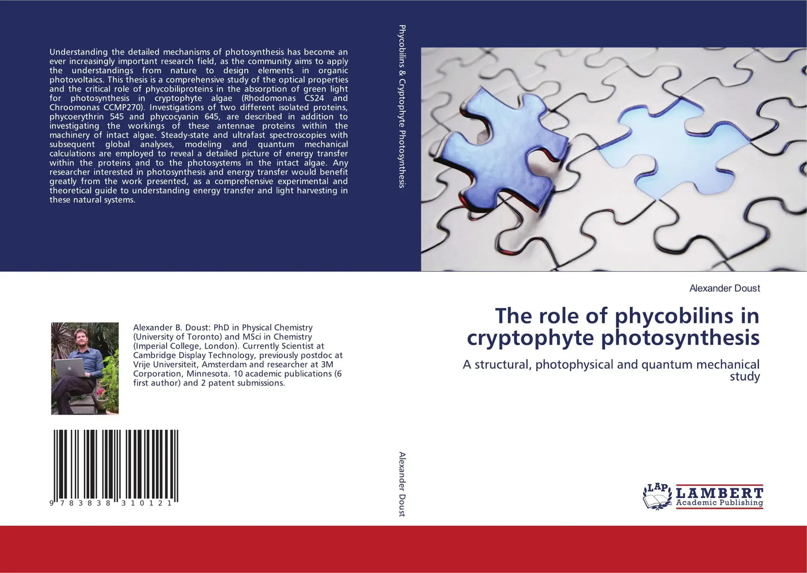 Alexander Doust | The role of phycobilins in cryptophyte photosynthesis ...