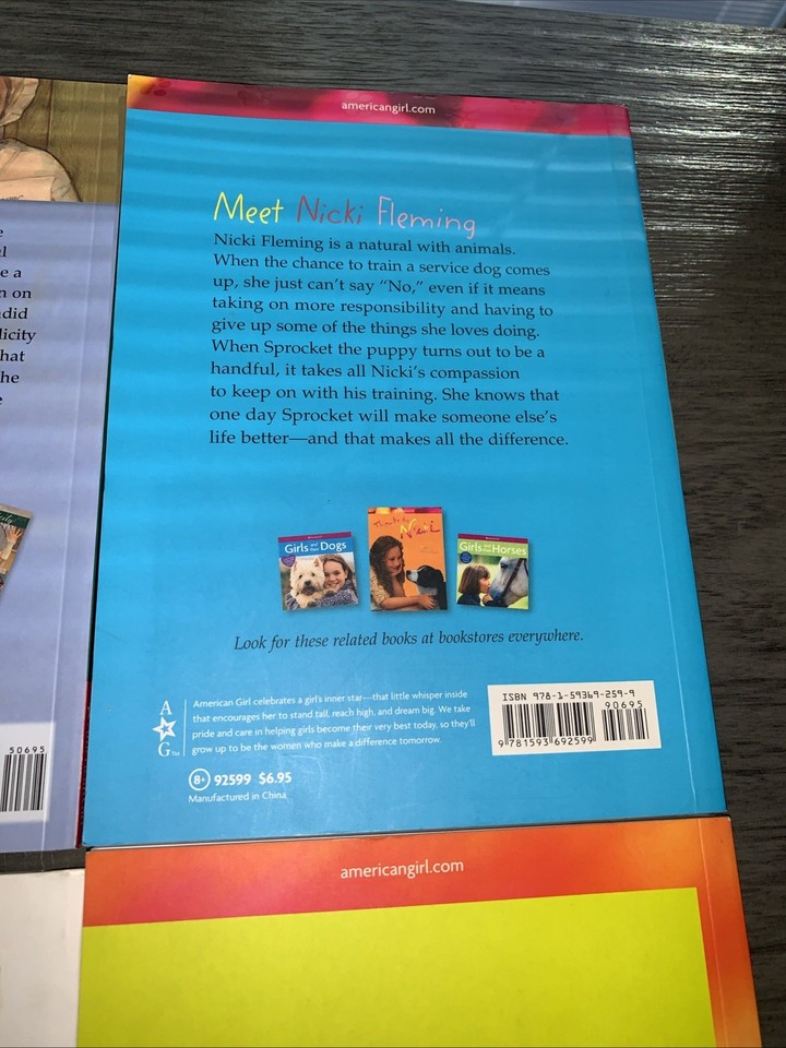 American Girl Book Lot Of 11 Felicity , Nellie , Emily , Julie ...