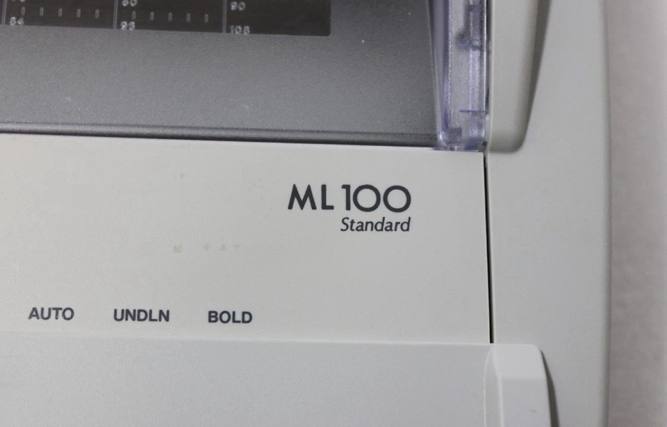 Brother ML 100 Standard Daisy Wheel Electric Typewriter | eBay UK