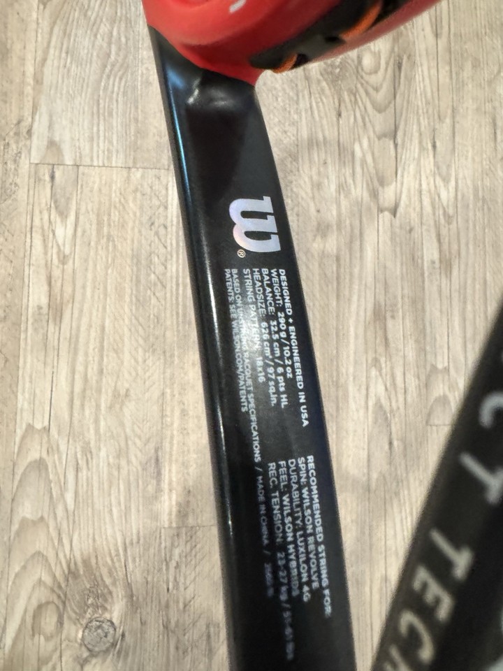 Wilson Pro Staff 97 v10 - 4 1/4 - Very Good 8/10 | eBay