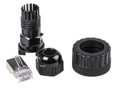 Brad Cat5e 8 Way Straight Cable Mount Shielded RJ45 Connector Male | eBay