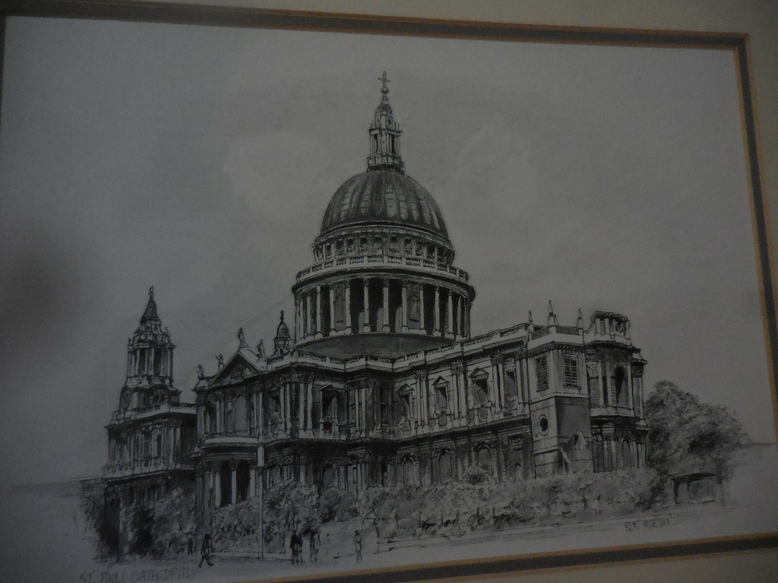 Five Vintage Lithograph of Different London Structures by Ron Marsden ...