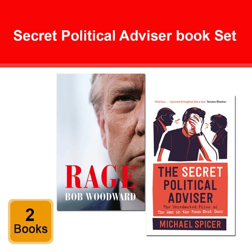 Rage Bob Woodward and Secret Political Adviser Michael Spicer 2 Books ...