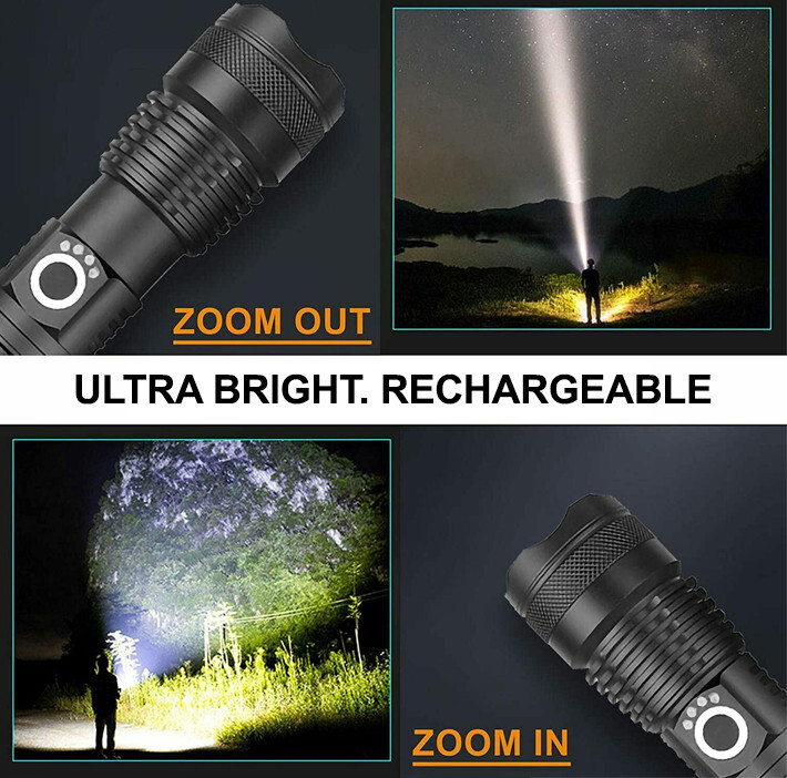 BRIGHTEST BEST UV LED Torch Flashlight Linterna KR1 EDC Pro Lumen Flash ...