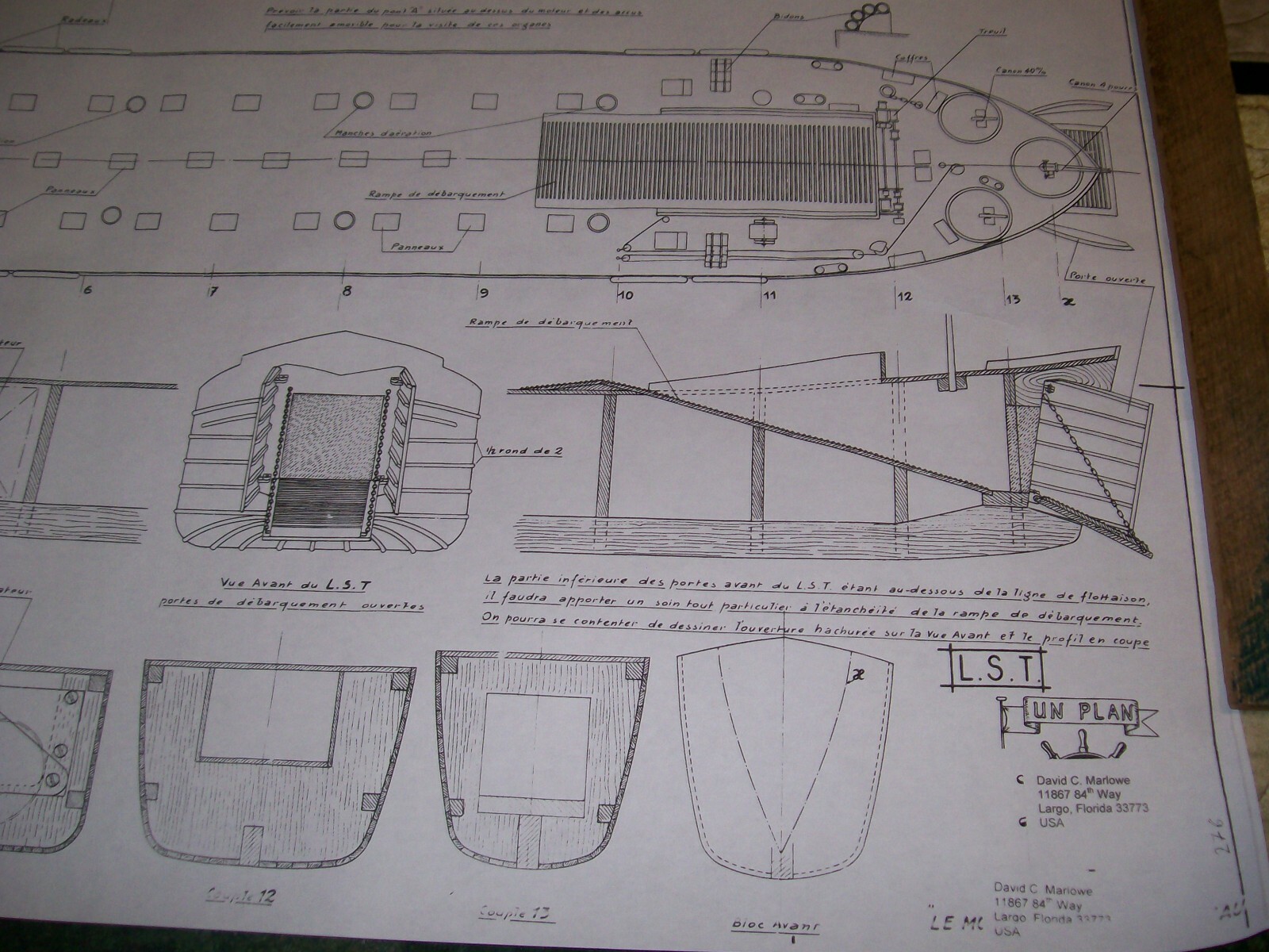 LST ship model boat plans | eBay