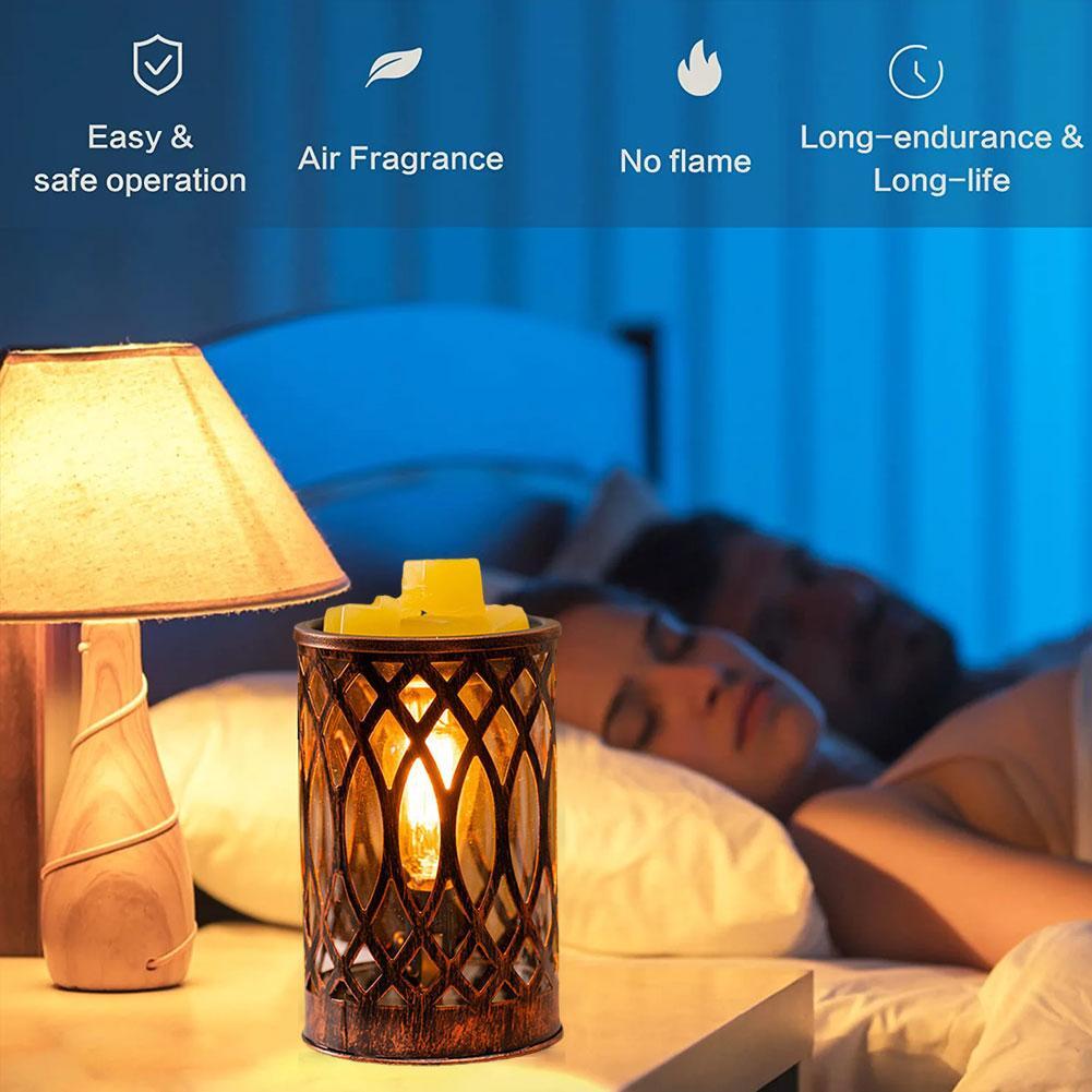 Electric Wax Melt Warmer Scent Diffuser Ceramic Fragrance Wax Melts ...