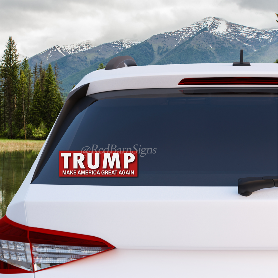 TRUMP Mini stickers RED Mini Pro Trump Stickers Pro Trump Decals 3 ...