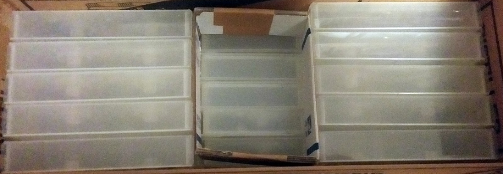 25 BETA Clear Plastic Video Tape Clam-Shell Cases **********CASES ONLY ...