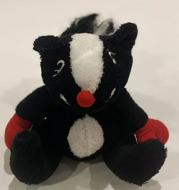 Black Stinker Station Skunk Plush Gasoline Gas 6" Stuffed Animal Soft ...