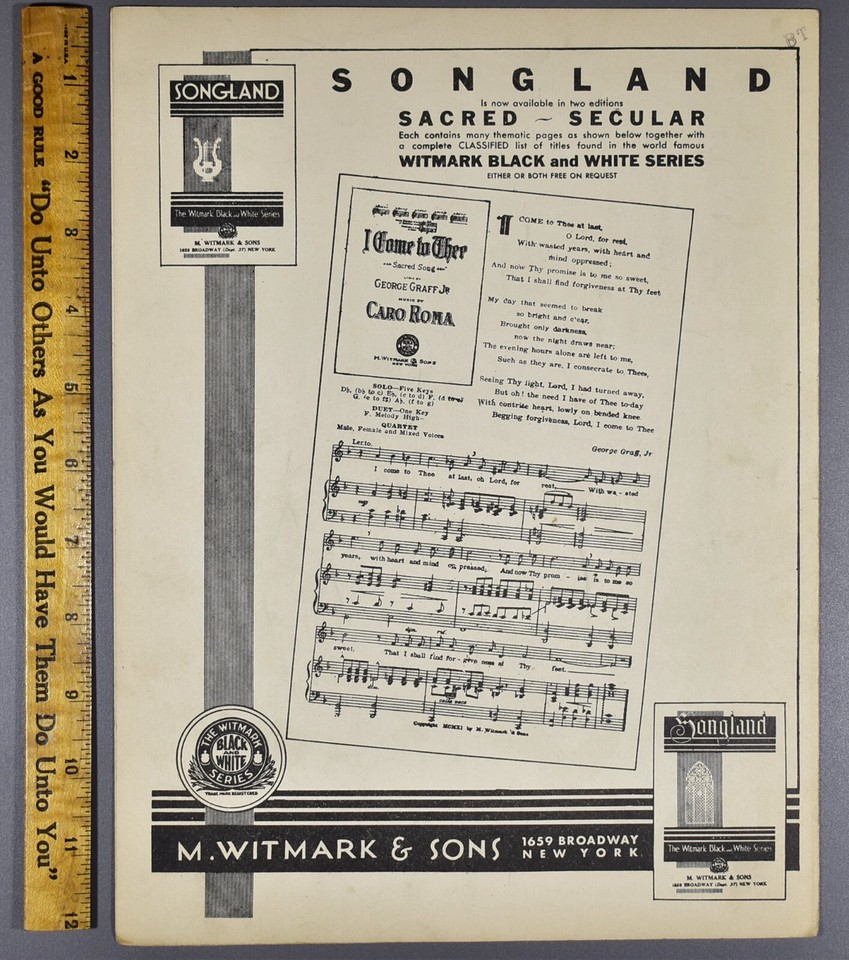 Vintage 1910 Teach Me To Pray Sheet Music by George Graff Jr Jessie Mae Hewitt | eBay